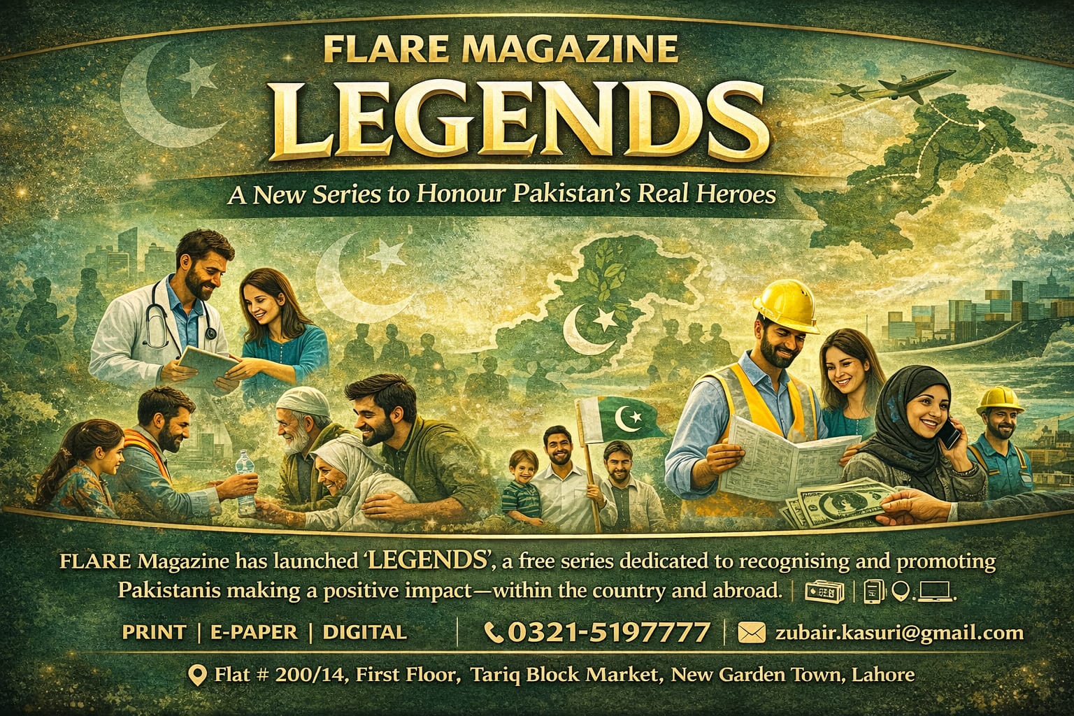Flare Magazine Launches “LEGENDS” — A New Series to Honour Pakistan’s ...